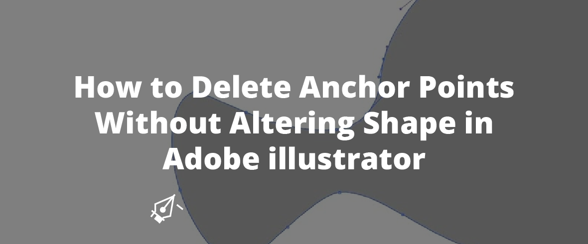 How to Delete Anchor Points Without Altering Shape in Adobe illustrator - Nathan Stoker
