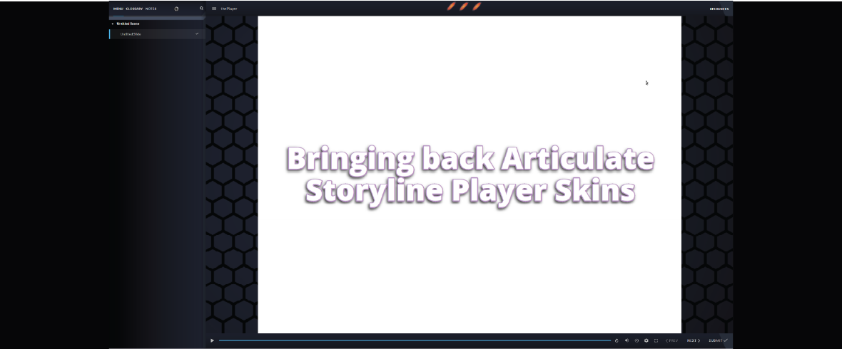 Bringing back Articulate Storyline Player Skins - Nathan Stoker
